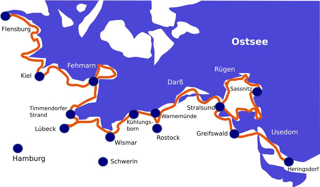 Radtouren Ostseeradweg Entlang Der K ste D nemarks RHXRZI